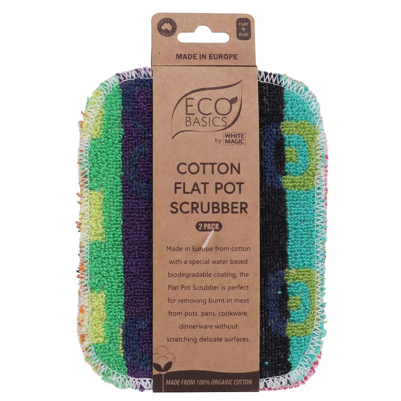 Eco Basics Pot Scrubber Flat and Foam | Horizon Foods