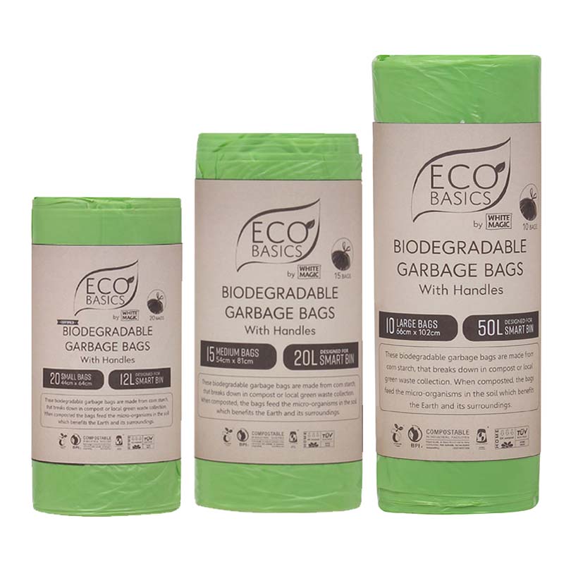 White Magic Garbage Bin and Biodegradable Bags | Horizon Foods